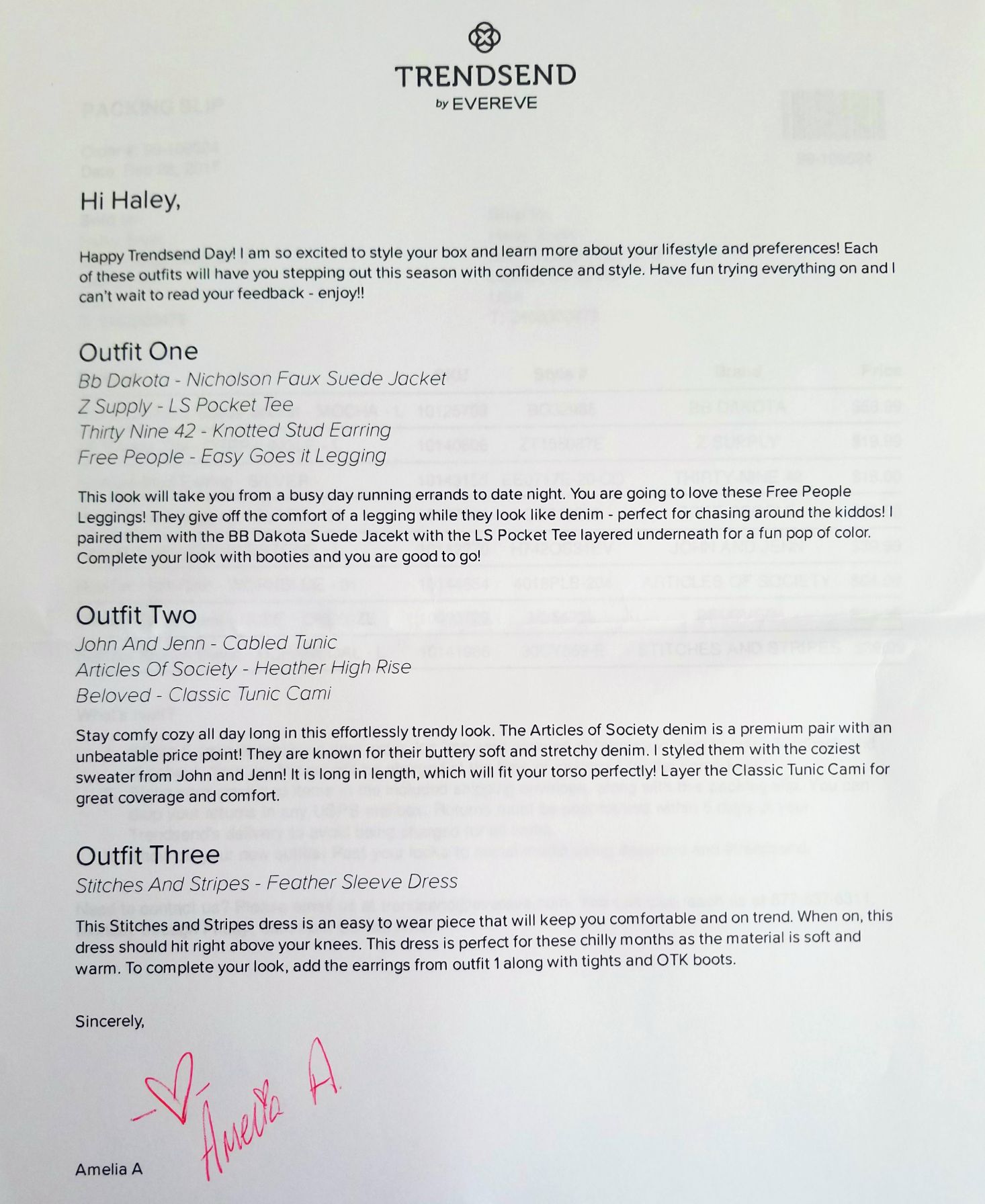 Trendsend by Evereve Subscription Box Review - January 2018 | MSA