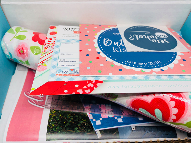 Sew Sampler Subscription Box Review - January 2018 | MSA