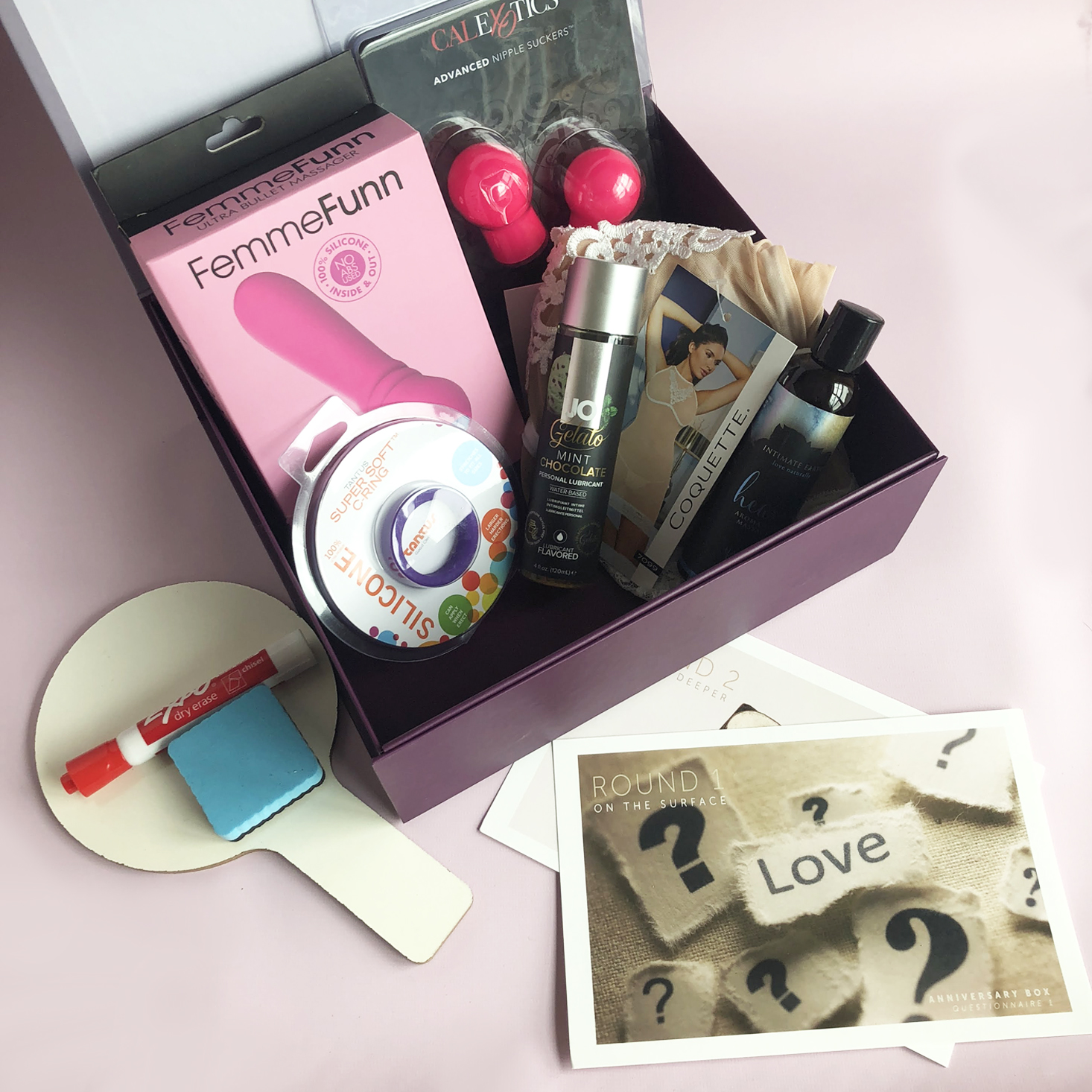The Fantasy Box Anniversary Box Review + Coupon (NSFW) | MSA