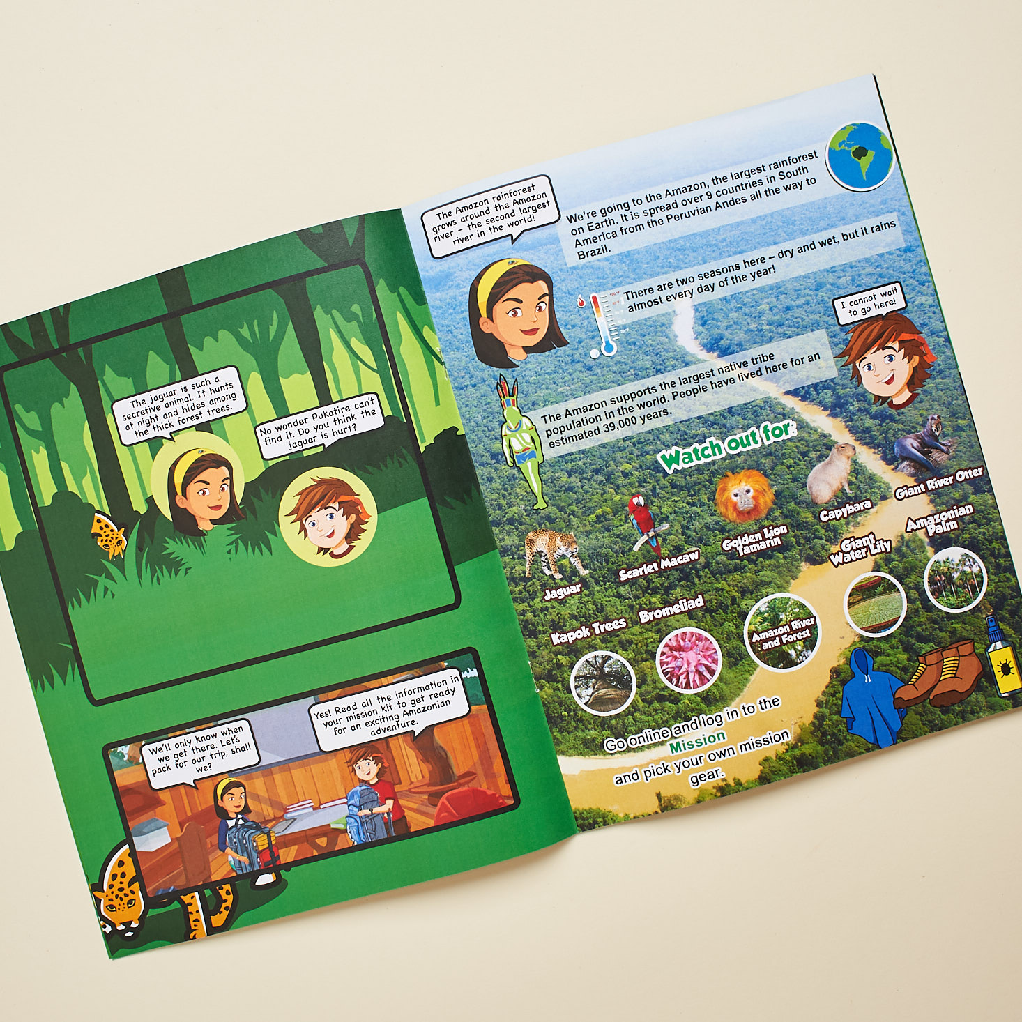 National Geographic Kids Box Review: Mission Amazon | MSA