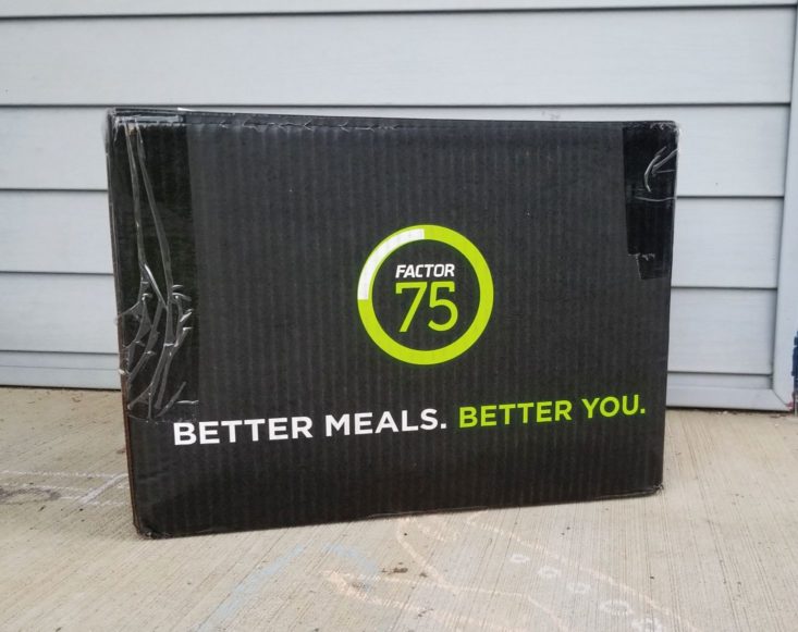 Factor 75 Meal Delivery Box Review - October 2018 | MSA