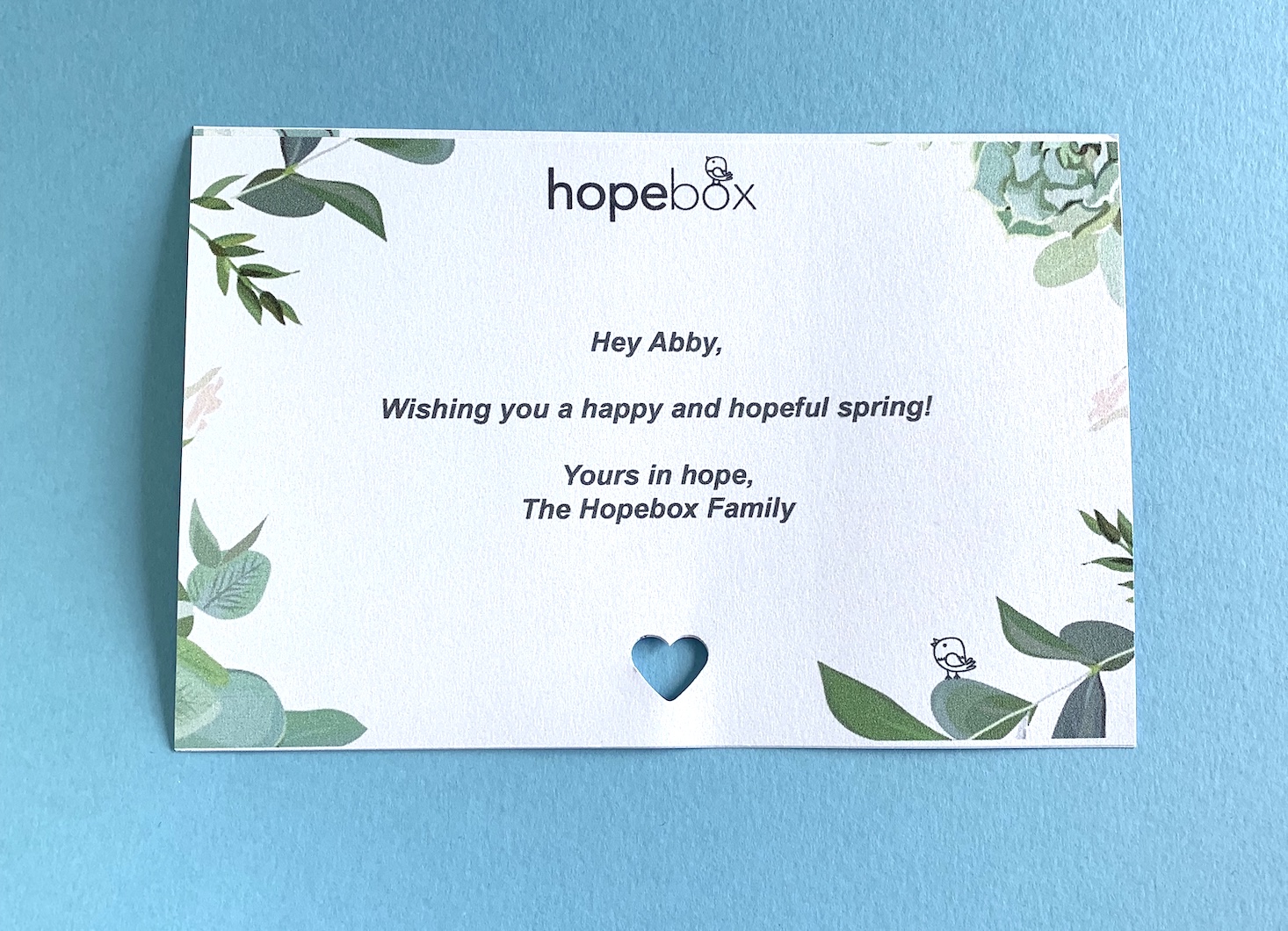 HopeBox Review + Coupon - April 2019 | MSA
