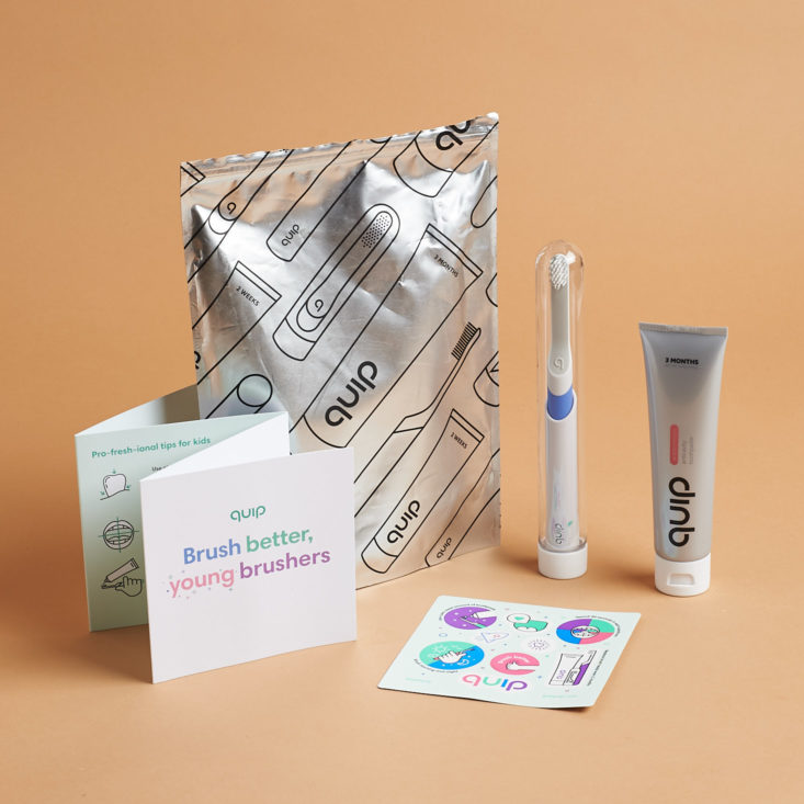 Our Quip Toothbrush Review For Kids | My Subscription Addiction