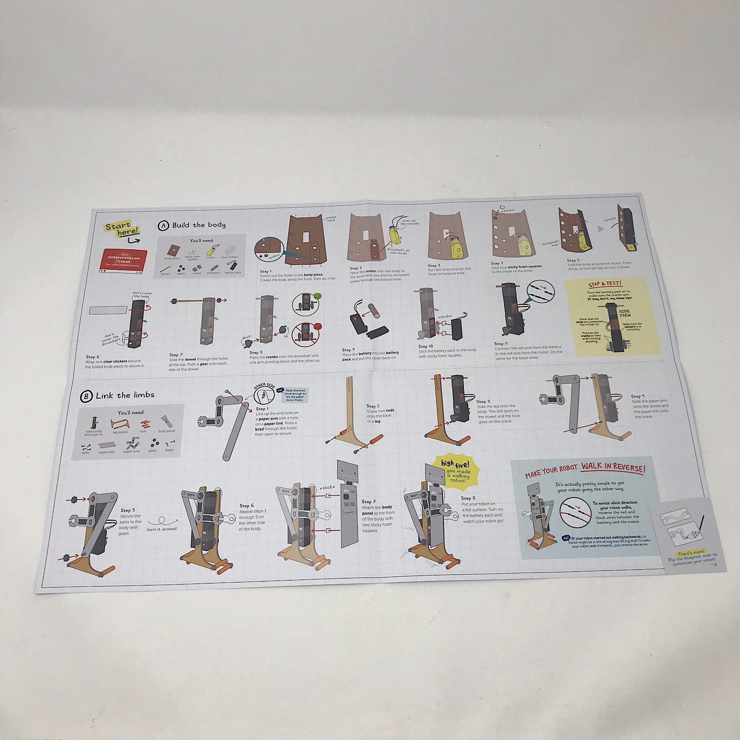 KiwiCo Tinker Crate Walking Robot Review + Coupon | MSA