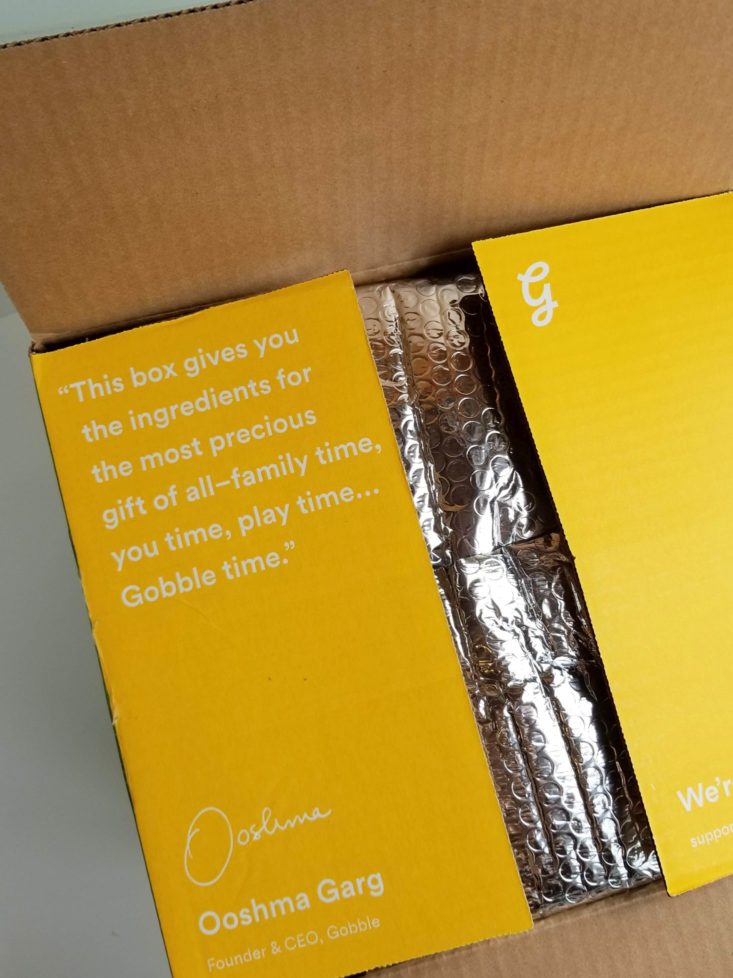 Gobble Meal Kit “From the Range” Review - September 2019 | MSA