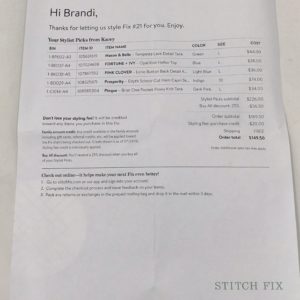 Stitch Fix Clothing Subscription Review – August 2019 | MSA