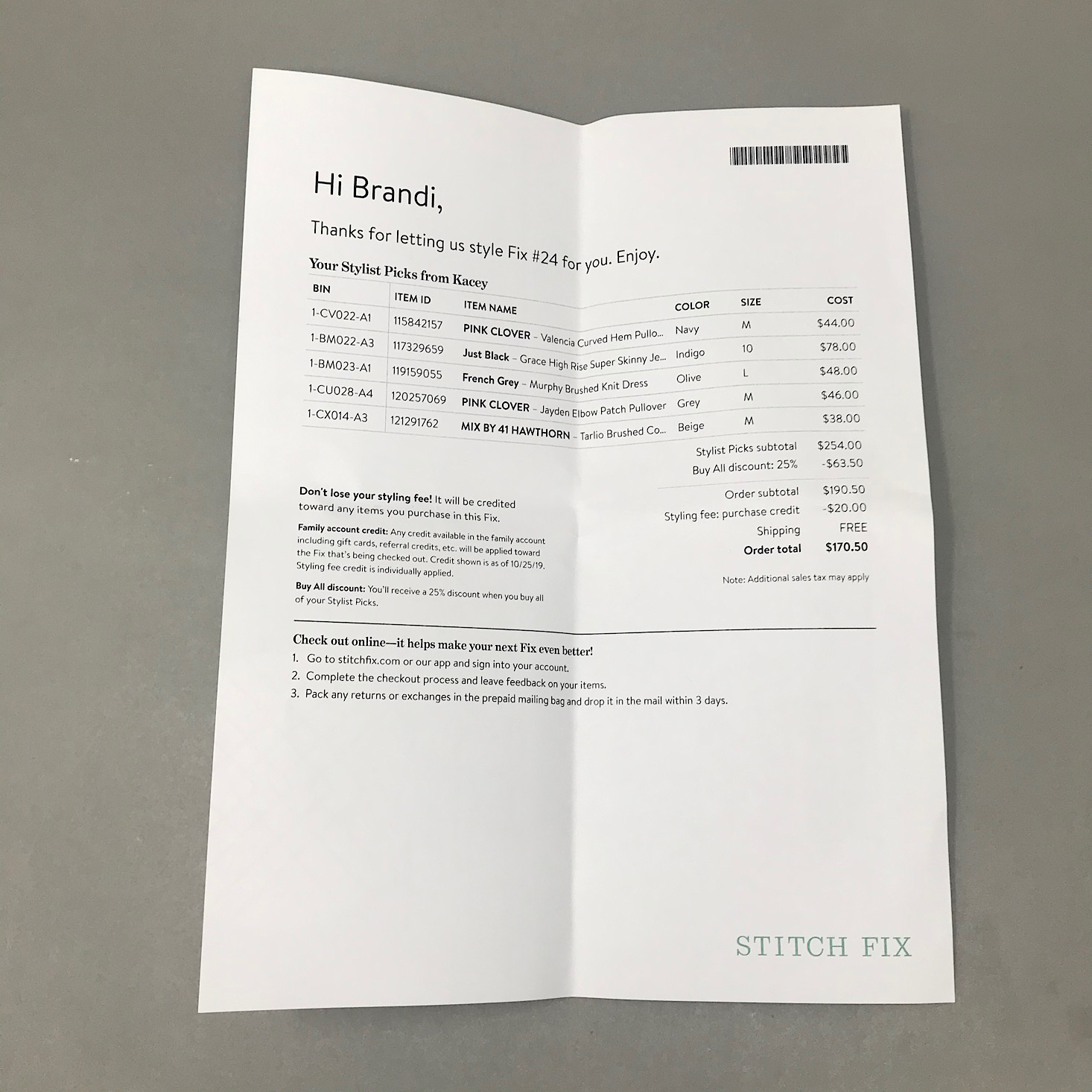 Stitch Fix Women's Styling Service Review – November 2019 | MSA