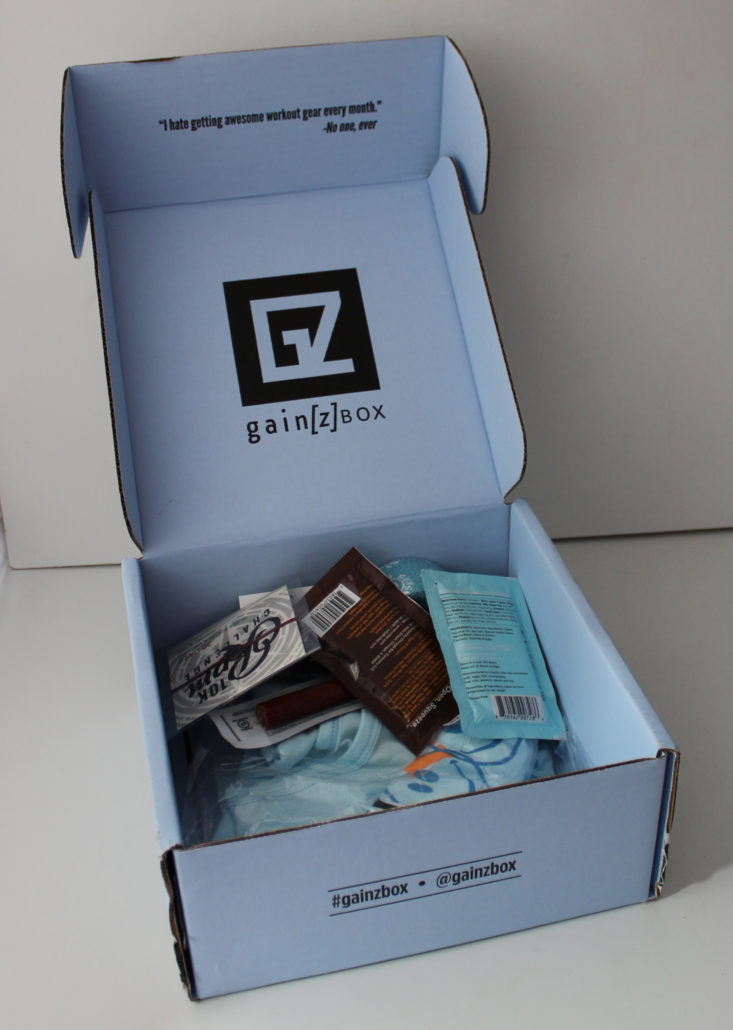 Gainz Box Fitness Subscription Review - December 2019 | MSA