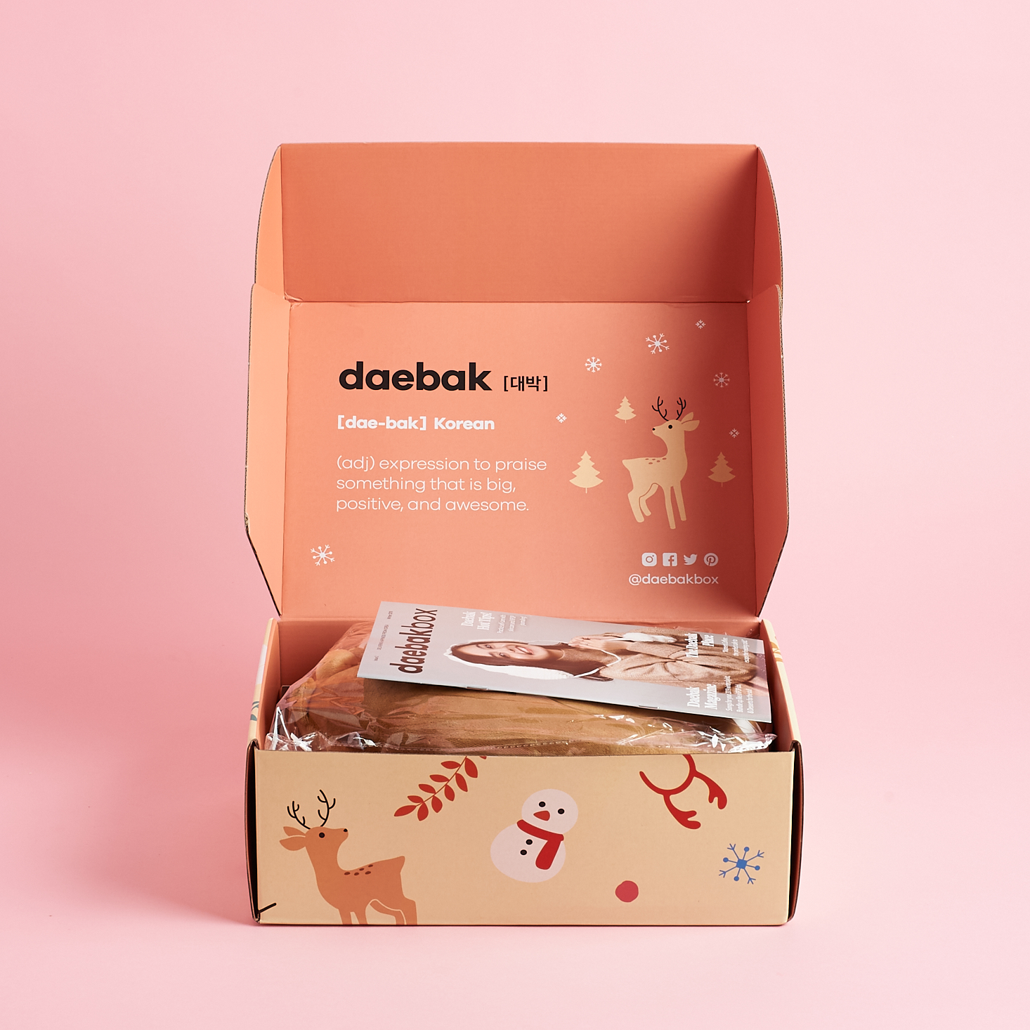Daebak Box Korean Subscription Review - Winter 2019 | MSA