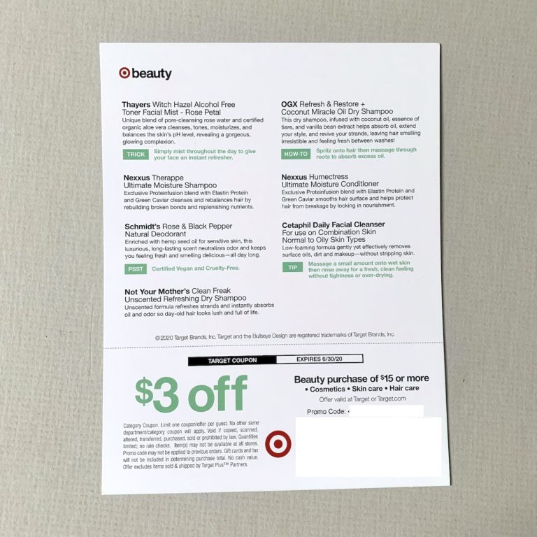 Target Beauty Box "Spring Break" Review – March 2020 | MSA