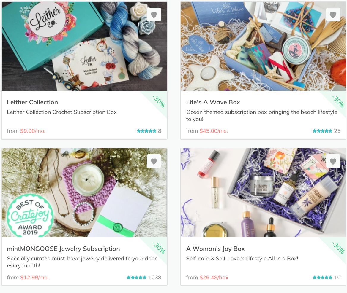 Cratejoy Mother's Day Sale - 30% Off Your First Box! | MSA