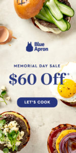 Blue Apron Memorial Day Deal - Save Off Your First Three Weeks! | MSA