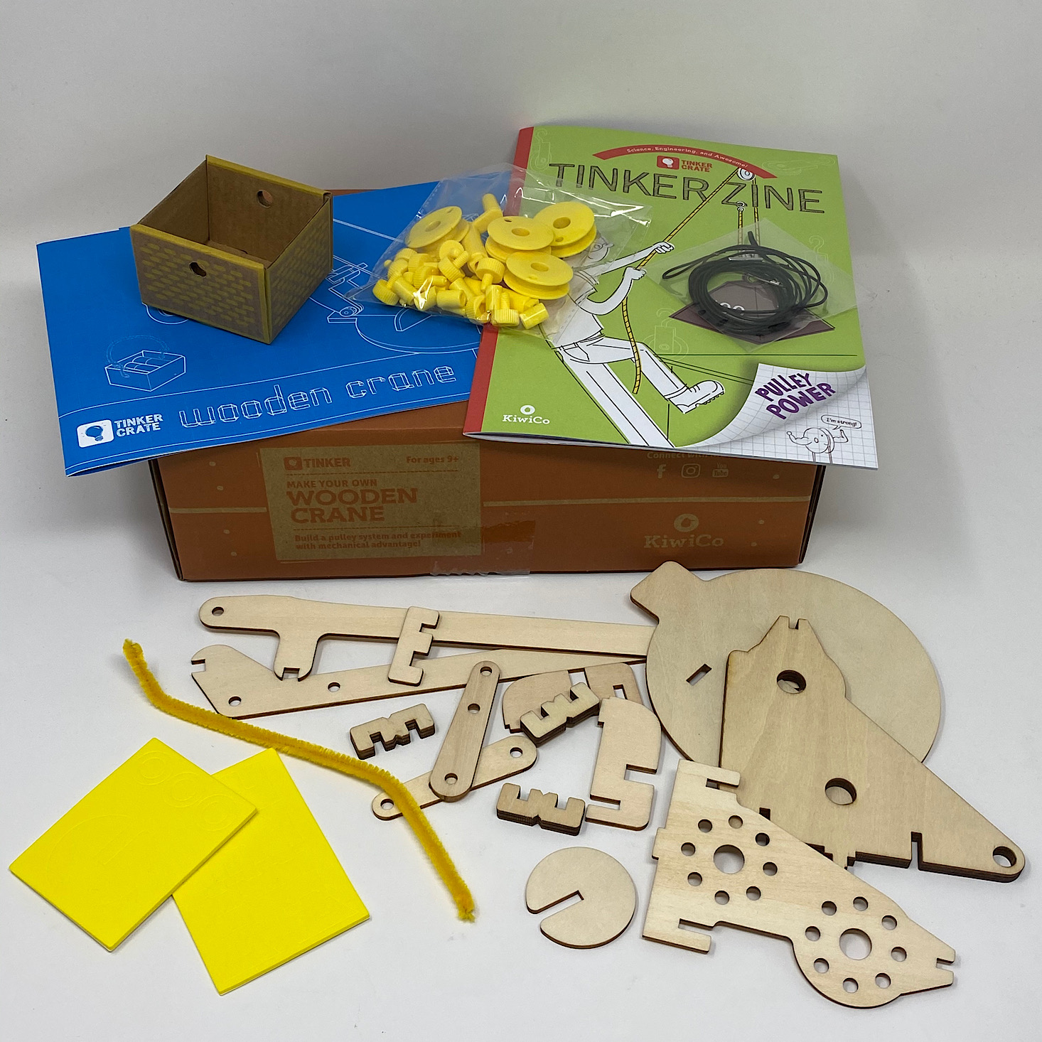 KiwiCo Tinker Crate Review + Coupon - Wooden Crane | MSA