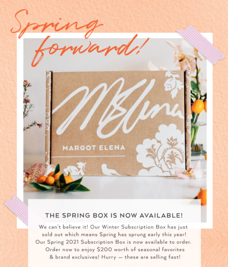 Margot Elena Discovery Box Spring 2021 Available For Pre-Order Now! | MSA