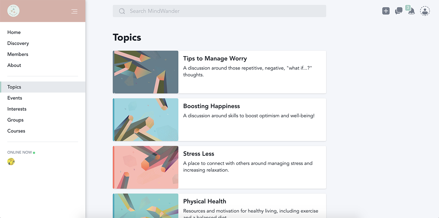 My MindWander Review - A Digital Community for Self-Care | MSA