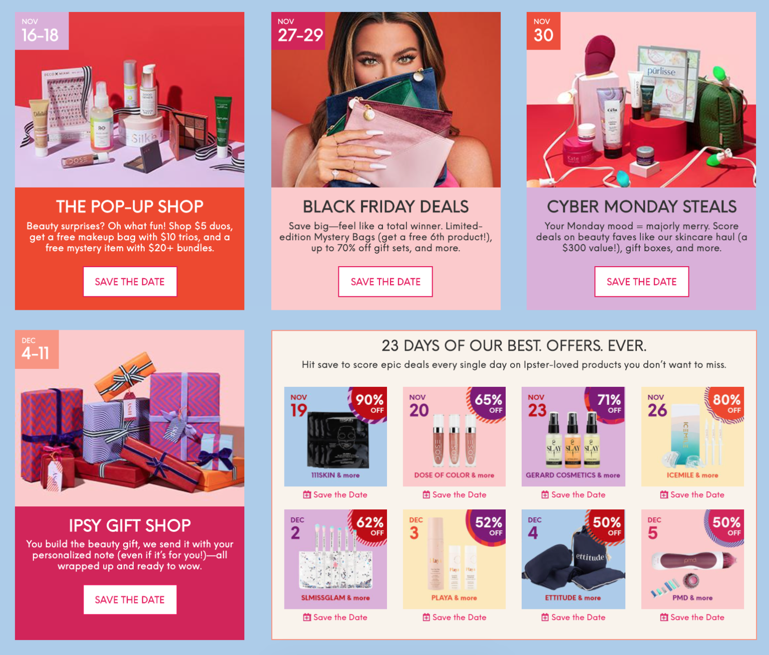 Ipsy Holiday Pop-Up Shop Open Now! | MSA
