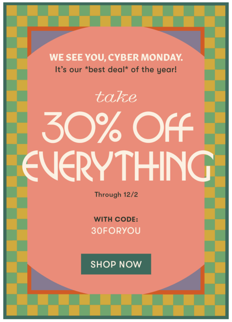 Ban.do Cyber Monday Deal - Save 30% Off Sitewide! | MSA