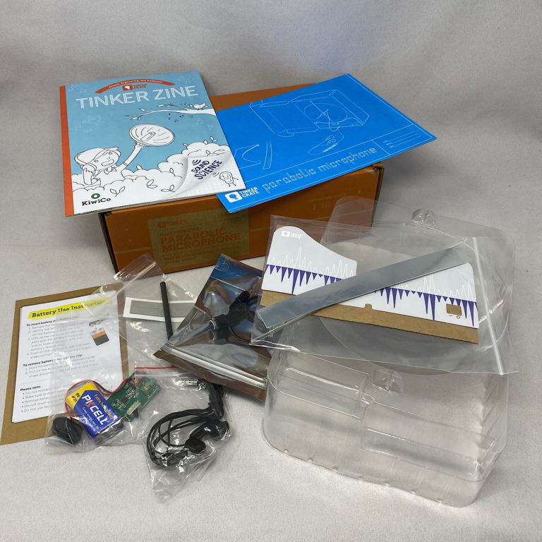 KiwiCo Tinker Crate Review + Coupon - Parabolic Microphone | MSA