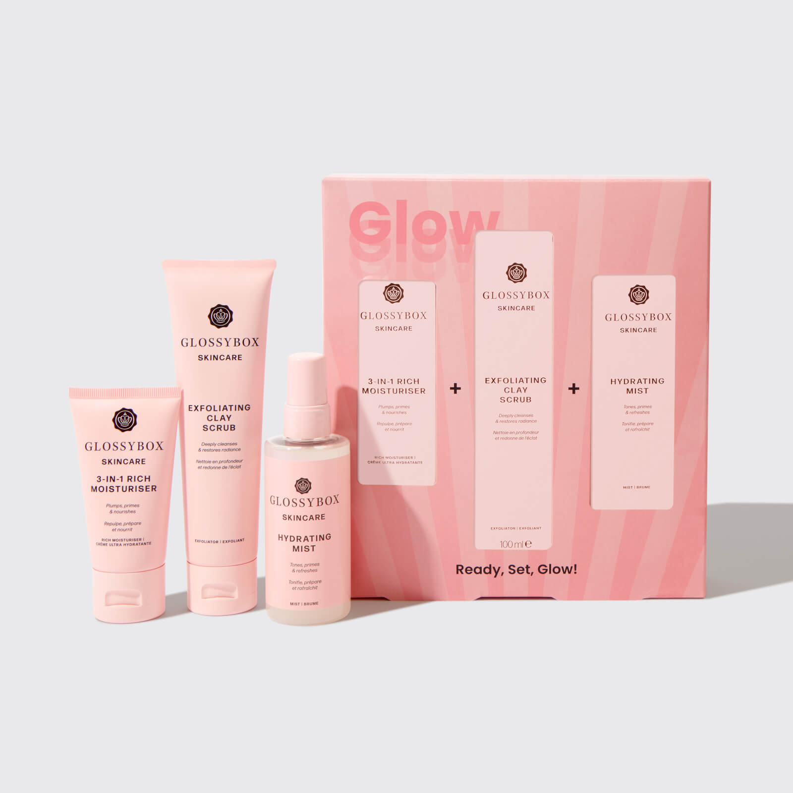 GlossyBox 2021 Ready, Set, Glow Skincare Set – Available Now | MSA