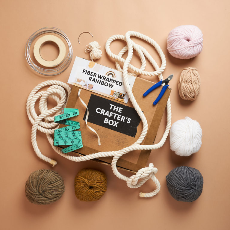 The Crafter's Box Review – Fiber Rainbow for Mother's Day