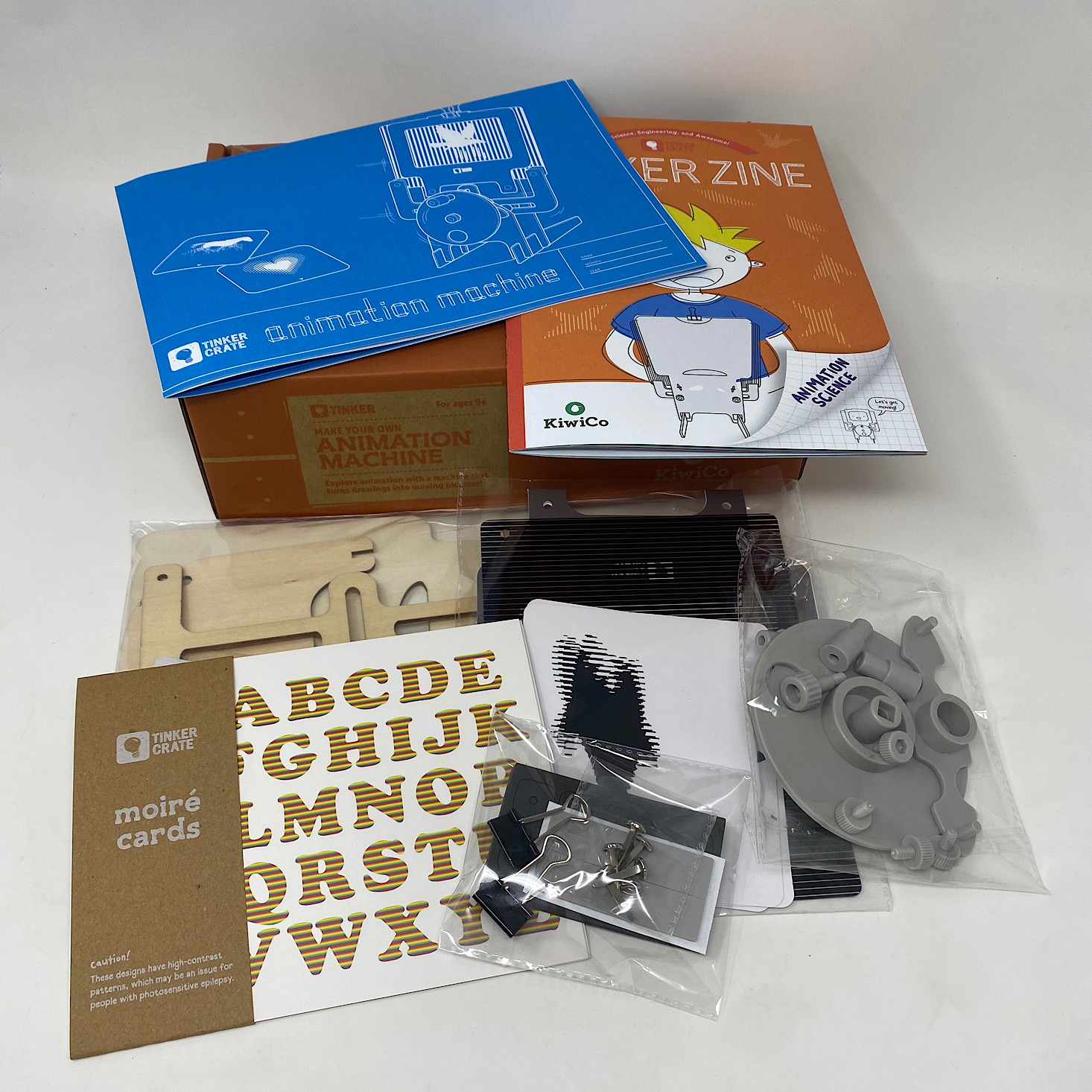 KiwiCo Tinker Crate Review + Coupon - Animation Machine | MSA