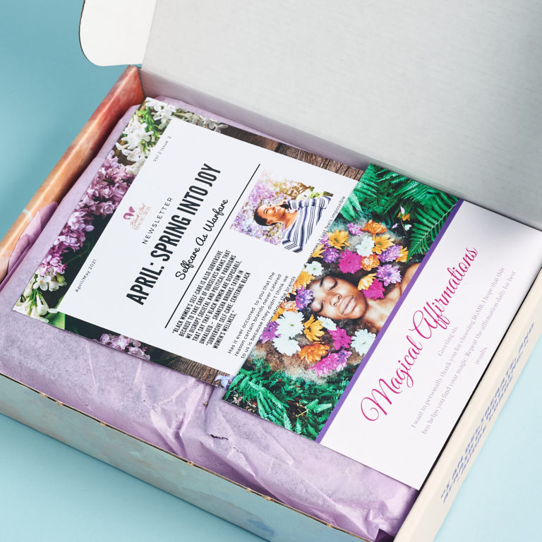 Black Girl Magic “Spring Into Joy” Box Review – April 2021 | MSA