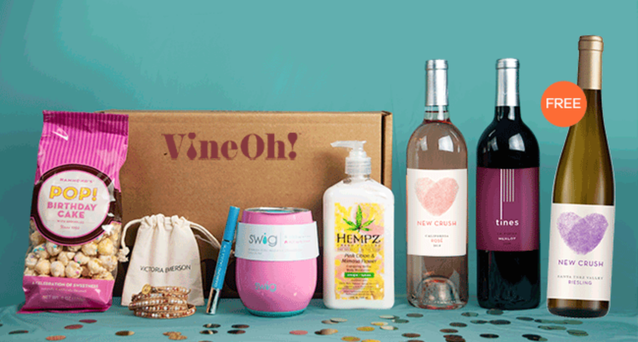 Get Free Wine for Life with Oh! Celebrate! Vine Oh! box