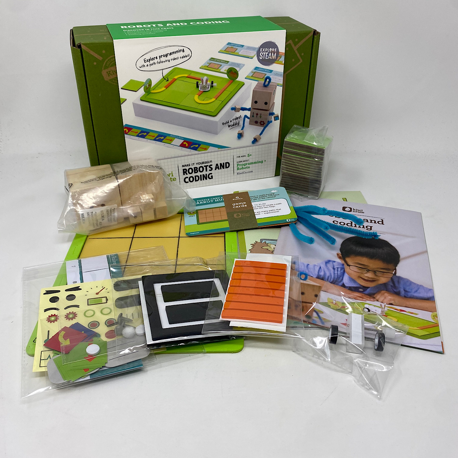 KiwiCo Kiwi Crate “Robots and Coding” Review + Coupon | My Subscription ...