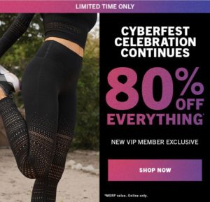 Fabletics Holiday Sale: 80% OFF EVERYTHING! | My Subscription Addiction