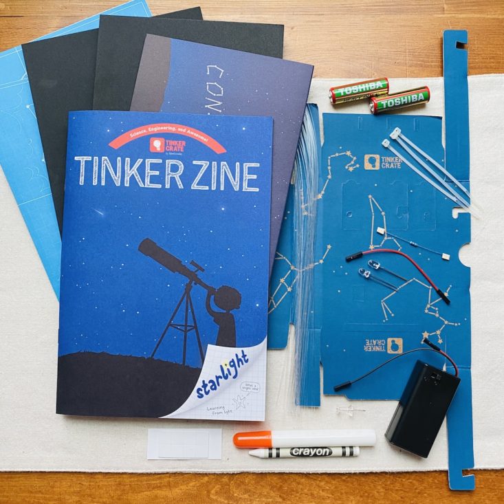 KiwiCo Tinker Crate “Fiber Optic Stars” Review | MSA