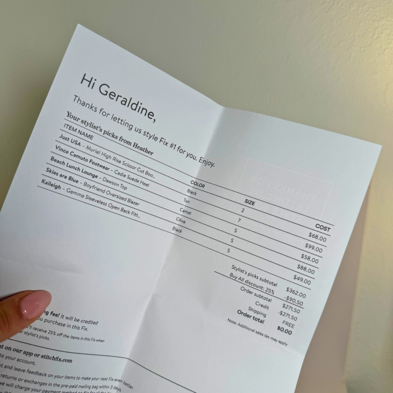 Stitch Fix Women’s Clothing Review - August 2024| MSA