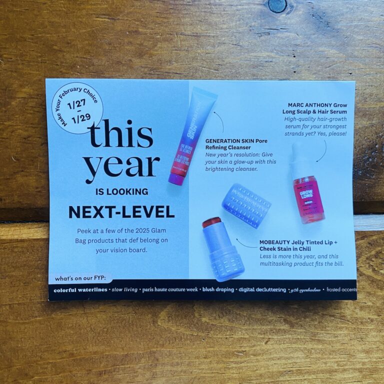 Ipsy Glam Bag January 2025 Review | MSA