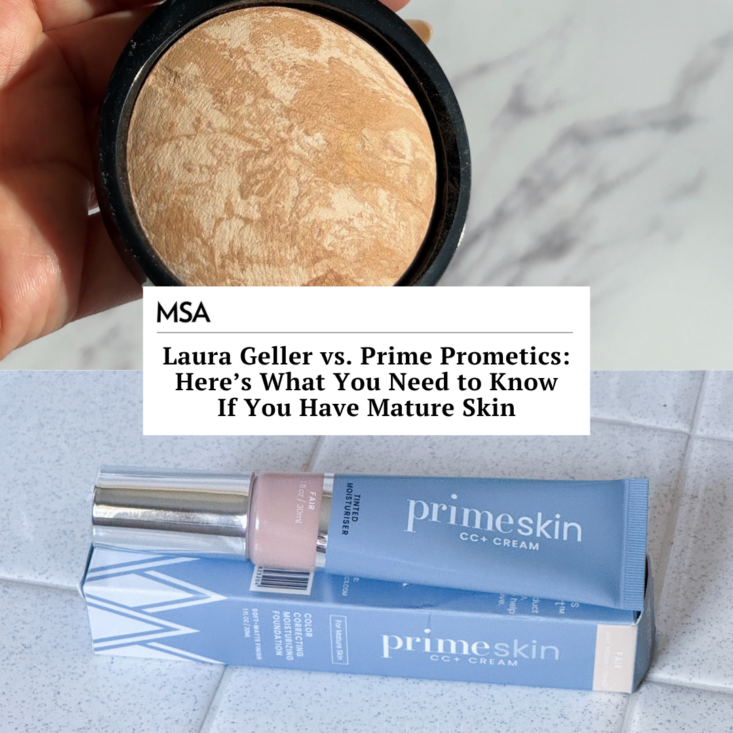 Laura Geller vs. Prime Prometics: The Texture Test for Mature Skin | My ...